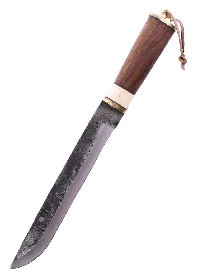 Messer mit Knochen-/Holzgriff, 43cm | Deko-Waffen, Messer | Online Shop ...